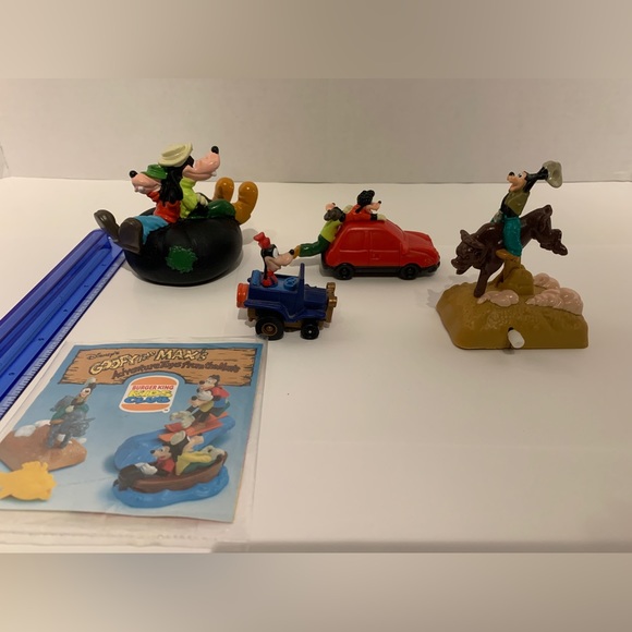 Toys | Disneys Goofy Burger King Kids Club Toys Set Of 4 | Poshmark
